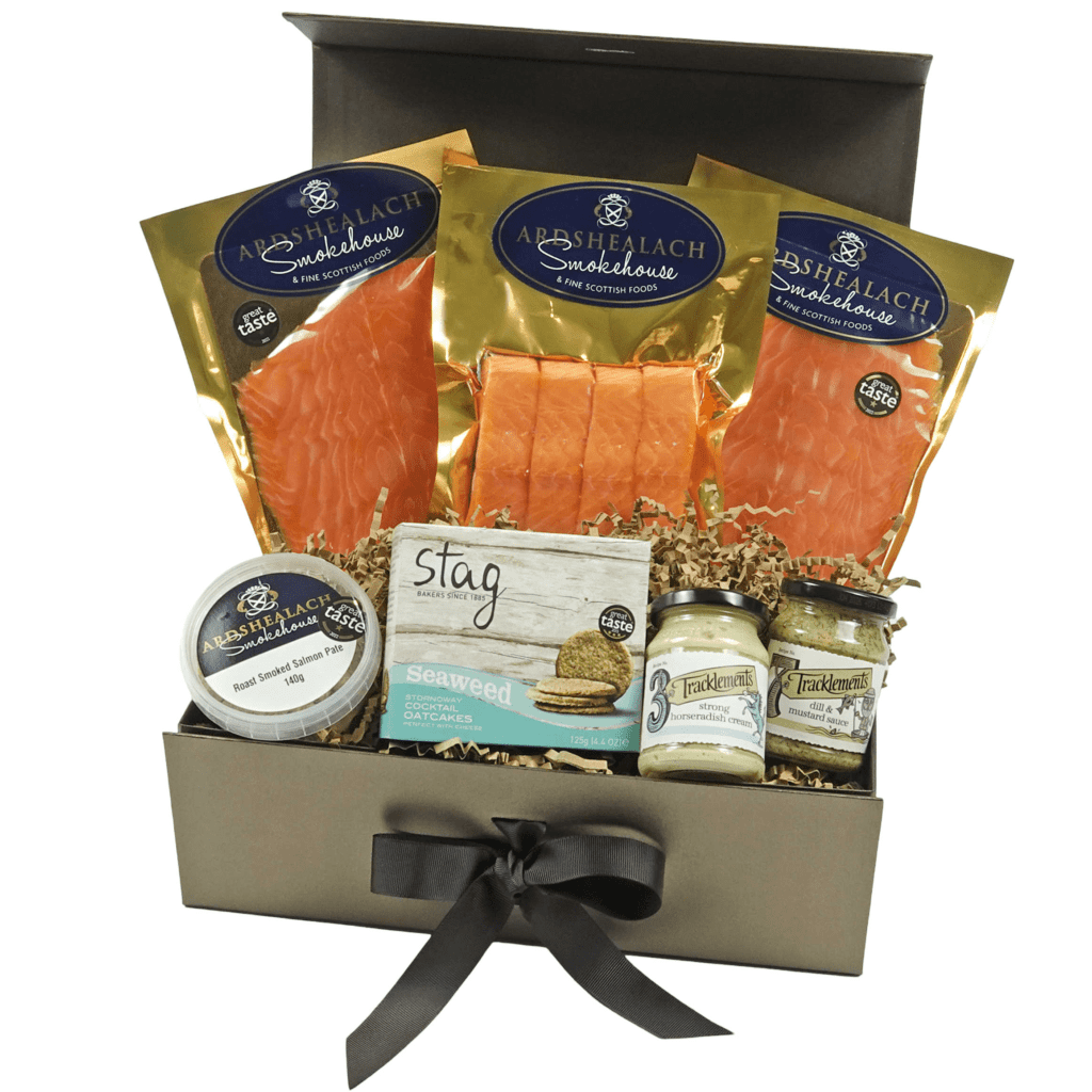 Smoked Salmon Deluxe Hamper - Ardshealach Smokehouse & Fine Foods