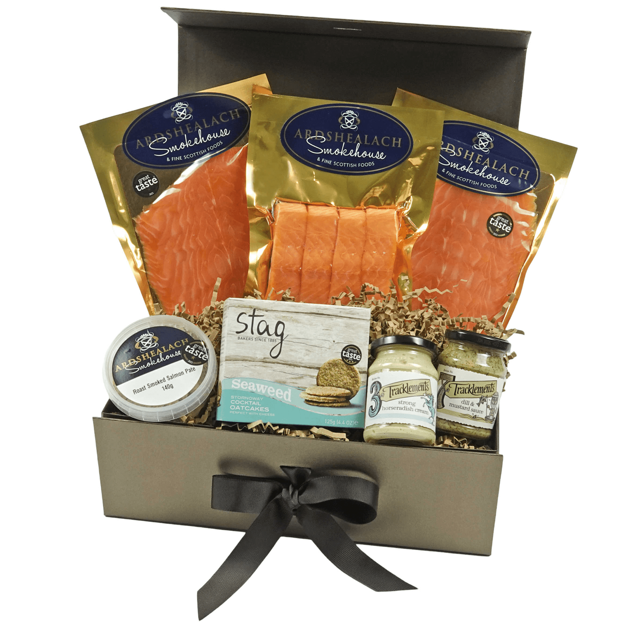 Smoked Salmon Deluxe Hamper - Ardshealach Smokehouse & Fine Foods